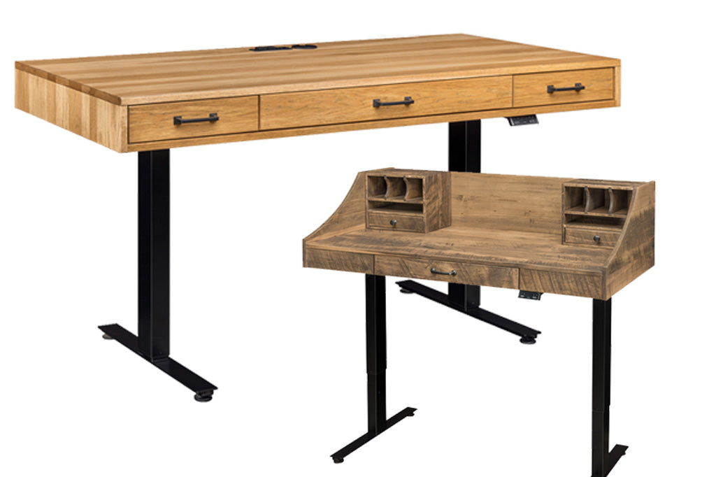 Amish-Made Height Adjustable Desks – Best Sleep Centre Inc.