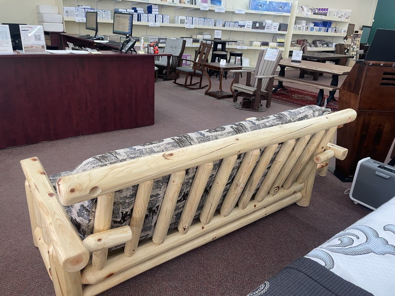 Amish Futon Winnipeg: Lodge Frame & Mattress – Best Sleep Centre Inc.